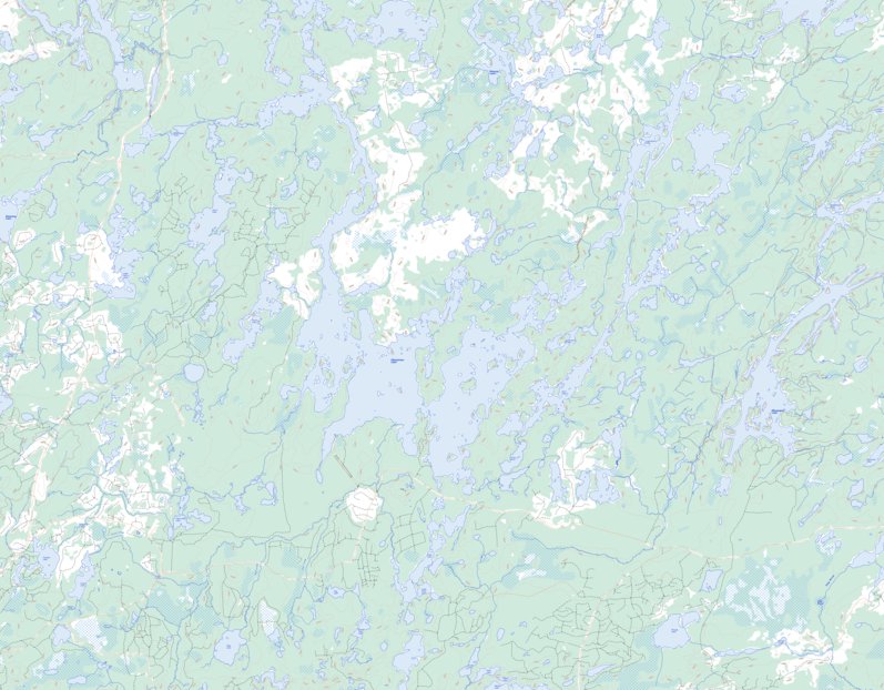 Pakashkan Lake, ON (052G08 Toporama) Map by Natural Resources Canada ...