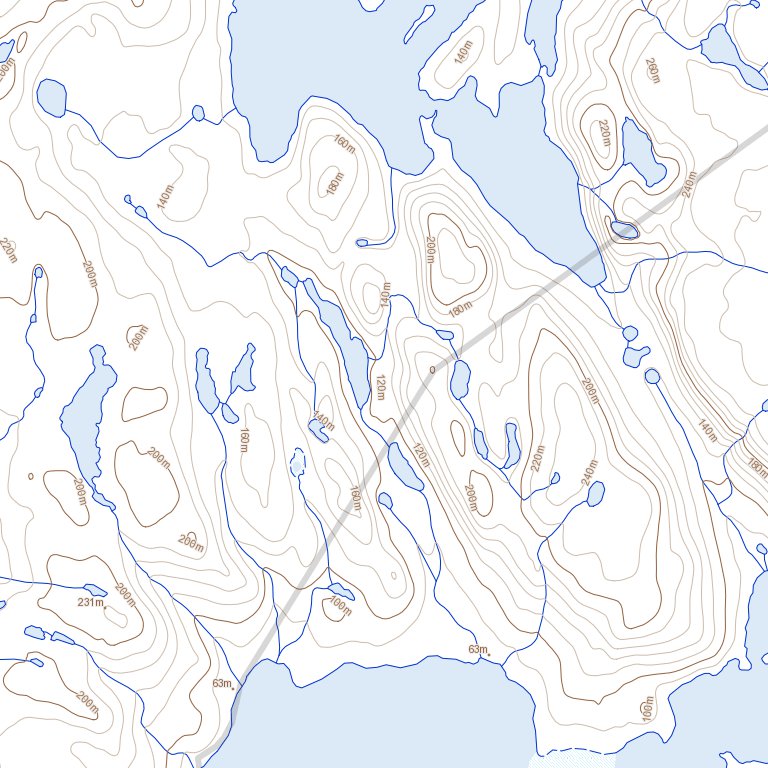 Piling Lake (037D03 Toporama) Map by Natural Resources Canada | Avenza Maps