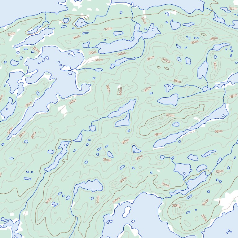 Pocket Knife Lake, NL (013K06 Toporama) Map by Natural Resources Canada ...