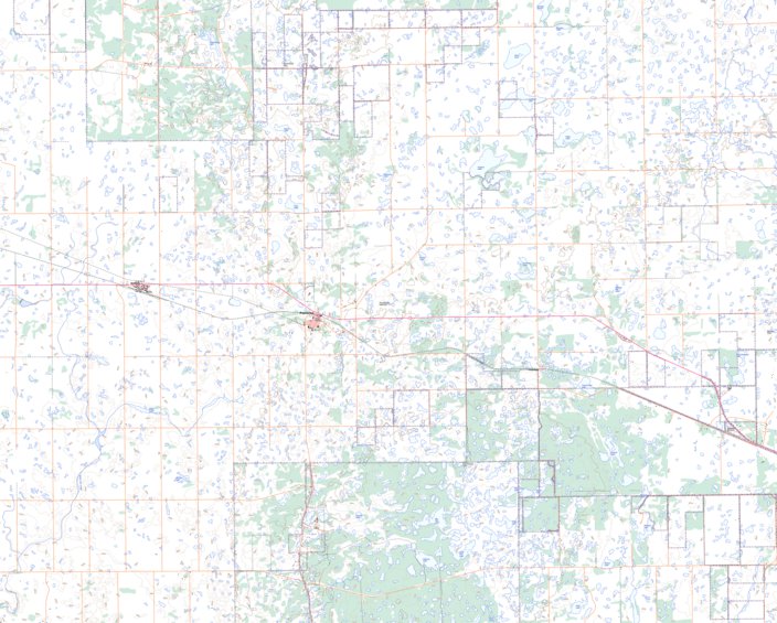 Punnichy, SK (072P08 Toporama) Map by Natural Resources Canada | Avenza ...