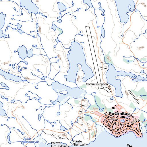 Puvirnituq, QC (035C03 Toporama) Map by Natural Resources Canada ...
