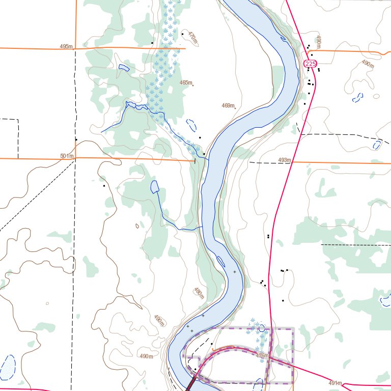 Rosthern, SK (073B09 Toporama) Map by Natural Resources Canada | Avenza ...
