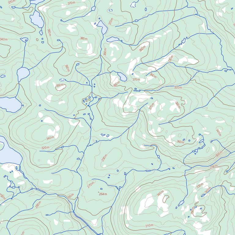 Ruisseau Missègle, QC (024E03 Toporama) Map by Natural Resources Canada ...