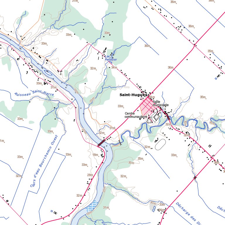 Saint-Guillaume-D'Upton, QC (031H15 Toporama) Map by Natural Resources ...