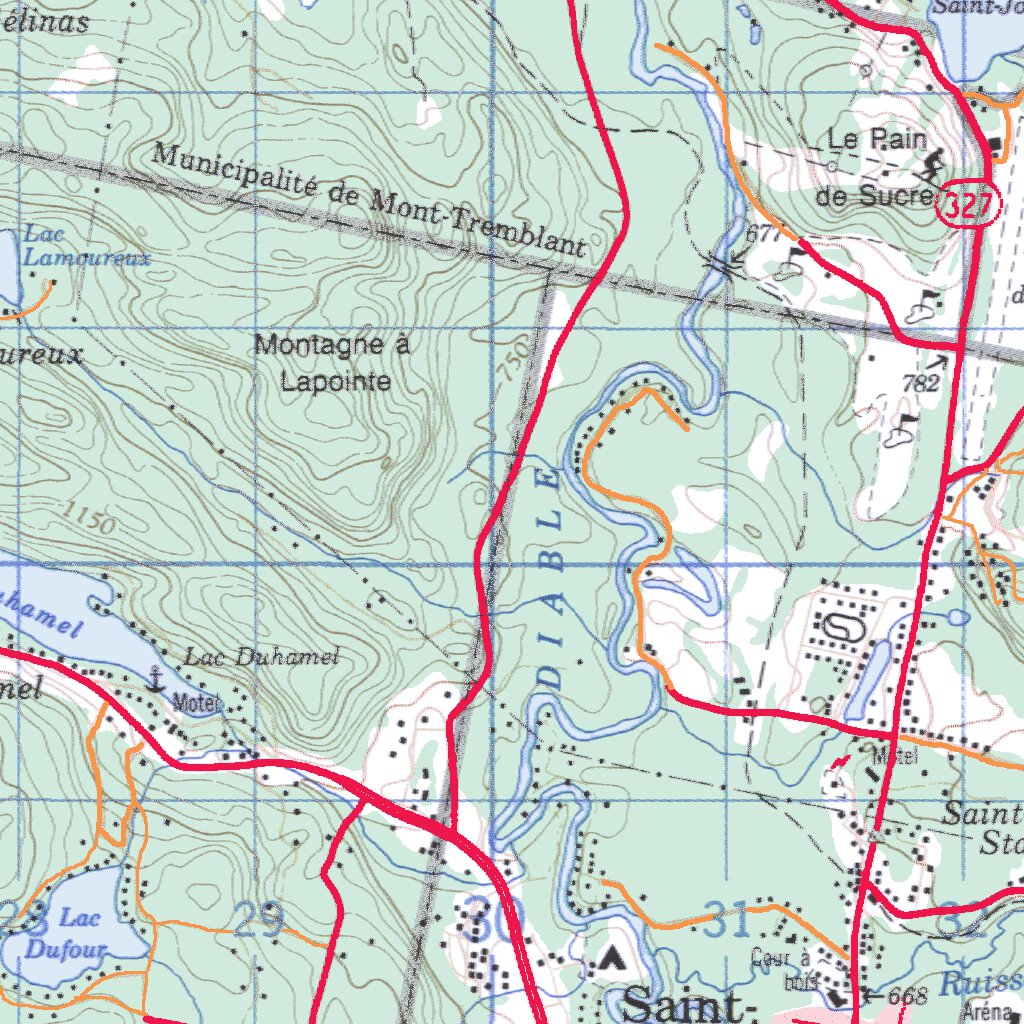 Saint-Jovite, QC (031J02 CanMatrix) Map by Natural Resources Canada ...
