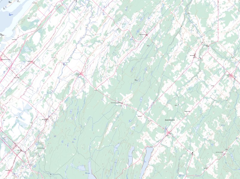 Saint-Modeste, QC (021N14 Toporama) Map by Natural Resources Canada ...
