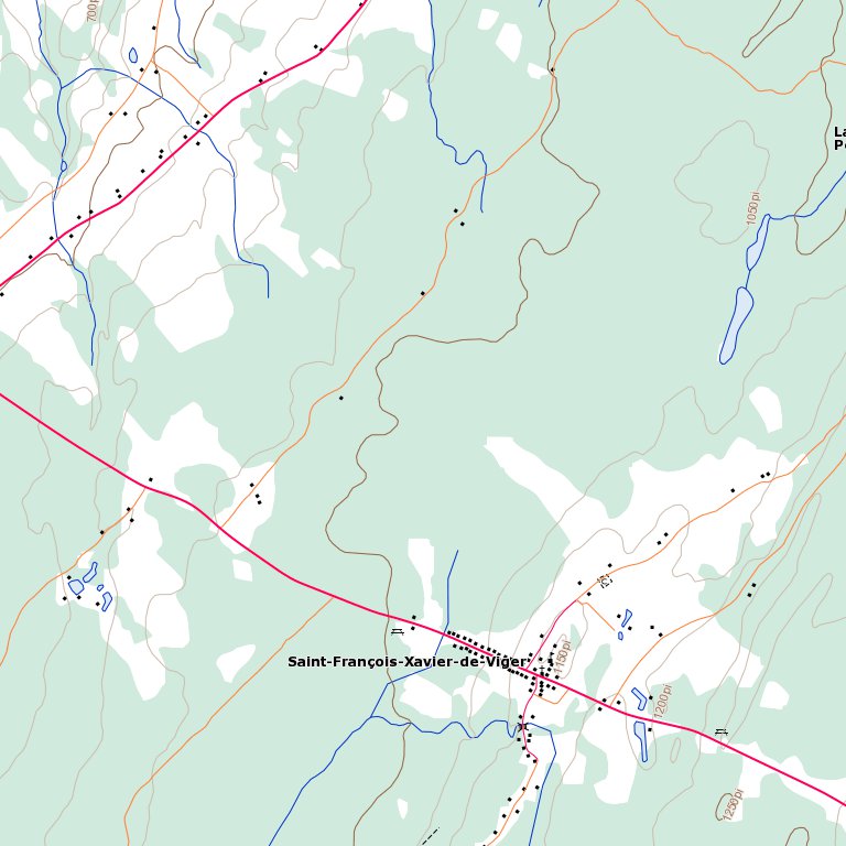 Saint-Modeste, QC (021N14 Toporama) Map by Natural Resources Canada ...