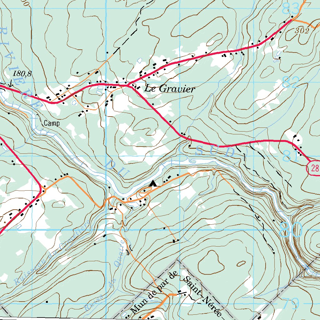 Saint-Raphaël, QC (021L15 CanMatrix) Map by Natural Resources Canada ...