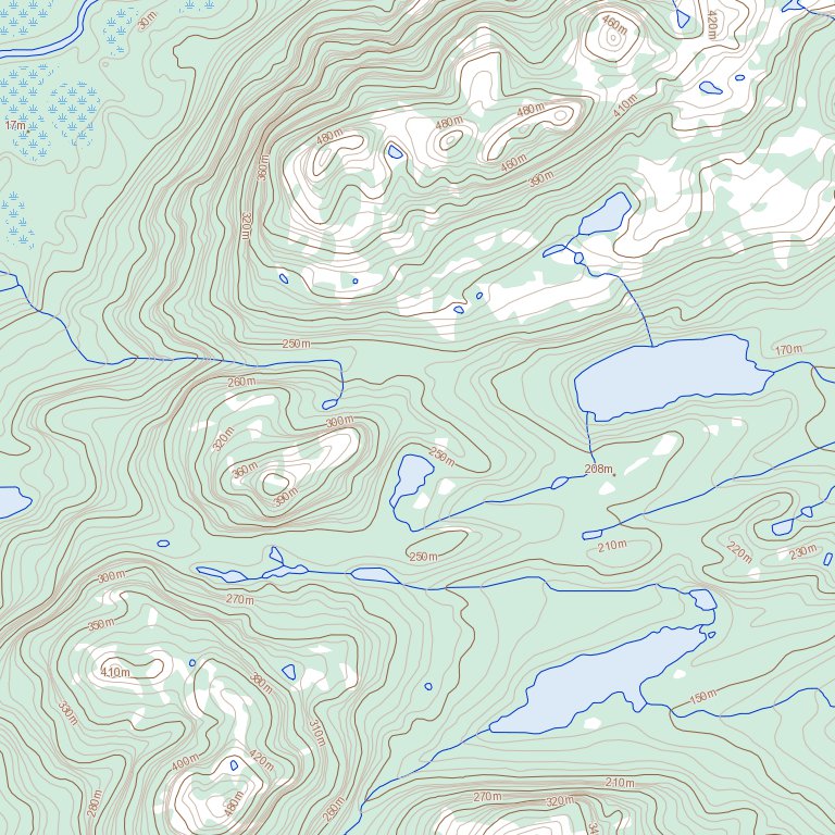 Sango Bay, NL (013N14 Toporama) Map by Natural Resources Canada ...