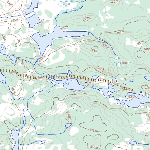 Spitfire Lake (075B13 Toporama) Map by Natural Resources Canada ...