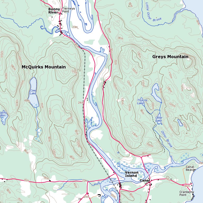 St. George, NB (021G02 Toporama) Map by Natural Resources Canada ...