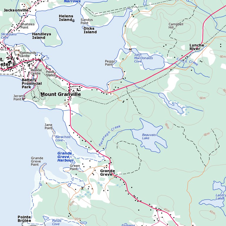St. Peter's, NS (011F10 Toporama) Map by Natural Resources Canada ...