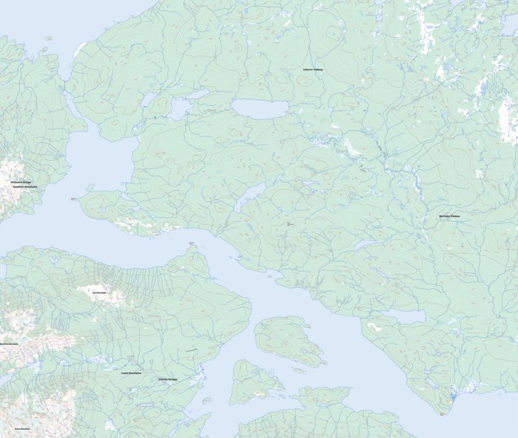 St. Thomas River, BC (093E07 Toporama) Map by Natural Resources Canada ...