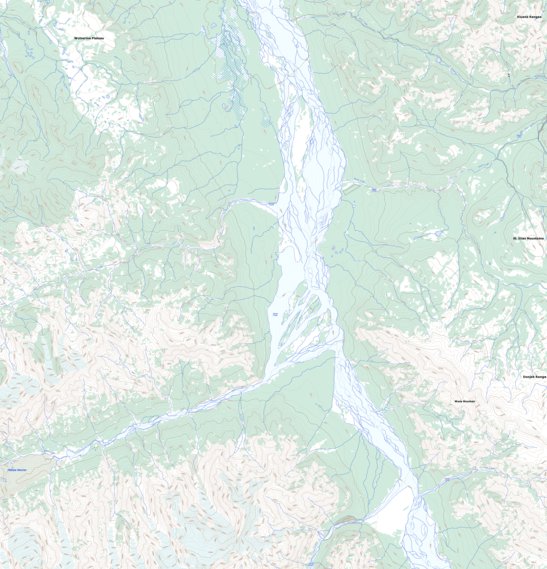 Steele Creek (115G05 Toporama) Map by Natural Resources Canada | Avenza ...