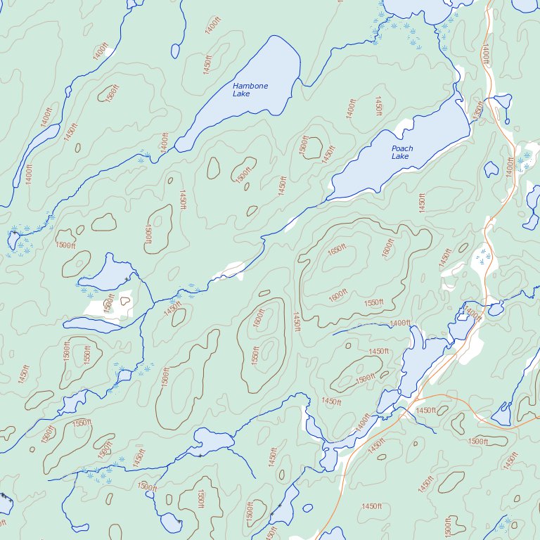 Swanson River, ON (042B03 Toporama) Map by Natural Resources Canada ...