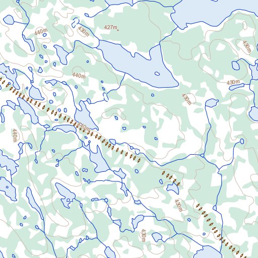 Thistle Lake, NU (076C15 Toporama) Map by Natural Resources Canada ...
