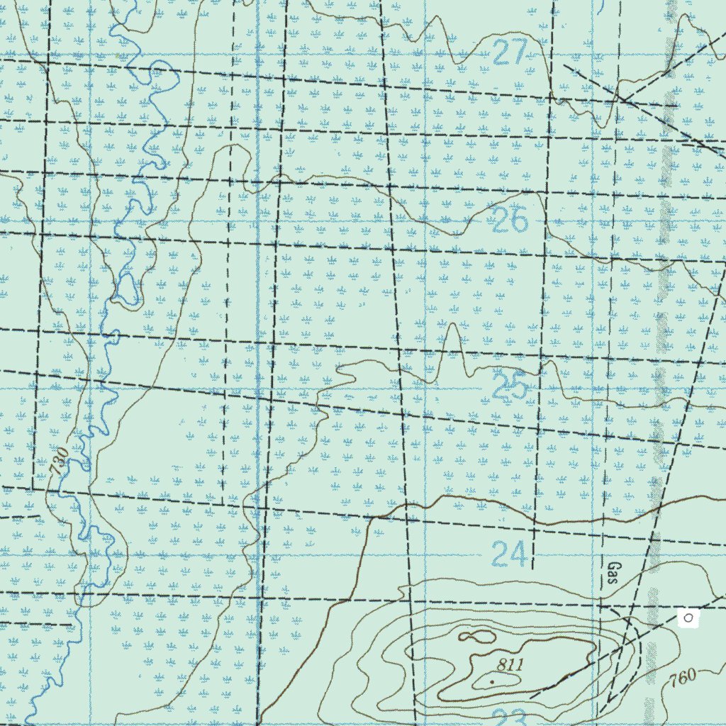 Thordarson Creek, AB (084E14 CanMatrix) Map by Natural Resources Canada ...