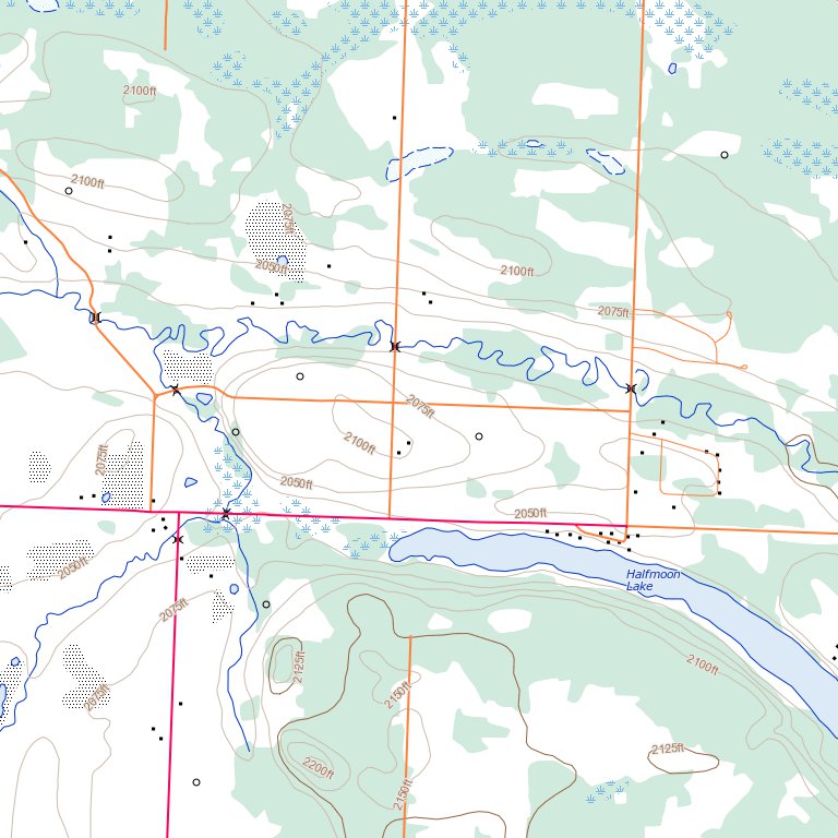 Thorhild, AB (083I03 Toporama) Map by Natural Resources Canada | Avenza ...