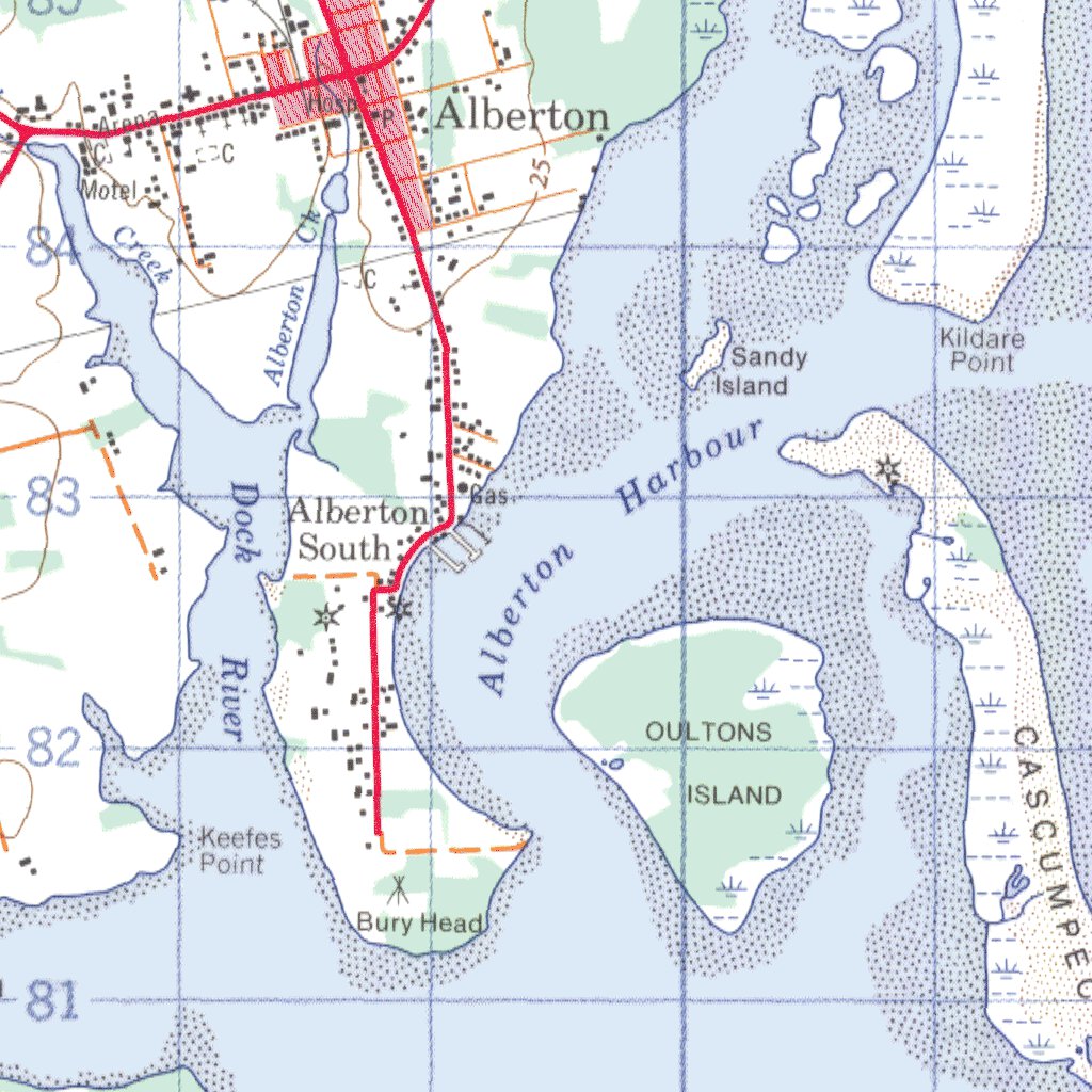 Tignish, PE (021I16 CanMatrix) Map by Natural Resources Canada | Avenza ...