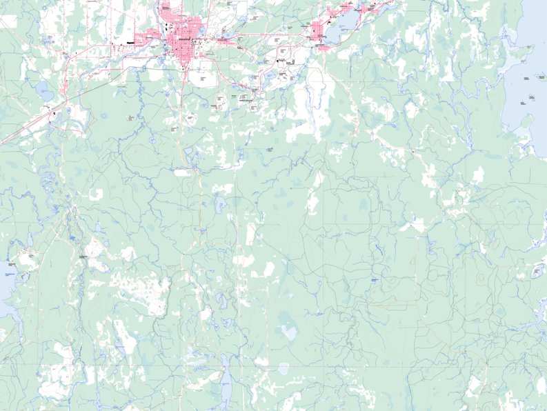 Timmins, ON (042A06 Toporama) Map by Natural Resources Canada | Avenza Maps