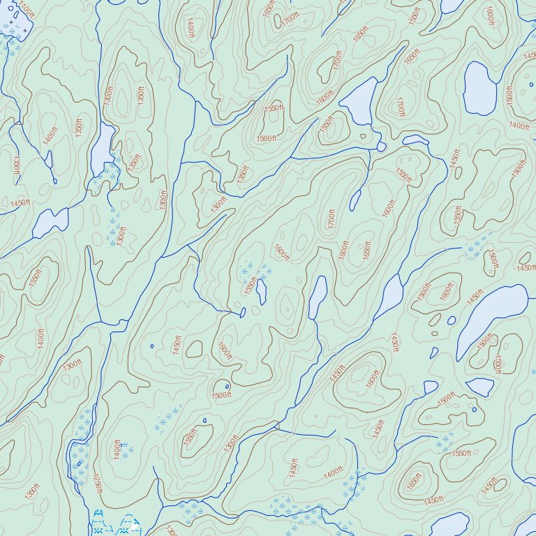 Traverspine River, NL (013F01 Toporama) Map by Natural Resources Canada ...