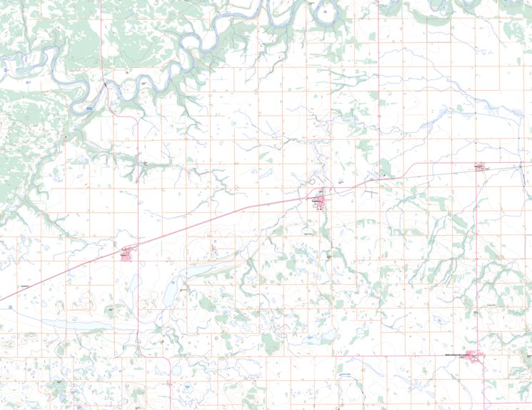 Treherne, MB (062G10 Toporama) Map by Natural Resources Canada | Avenza ...