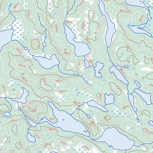Turmoil Lake, NT (086F01 Toporama) Map by Natural Resources Canada ...