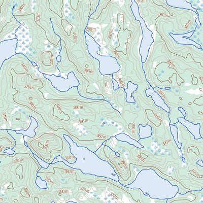 Turmoil Lake, NT (086F01 Toporama) Map by Natural Resources Canada ...