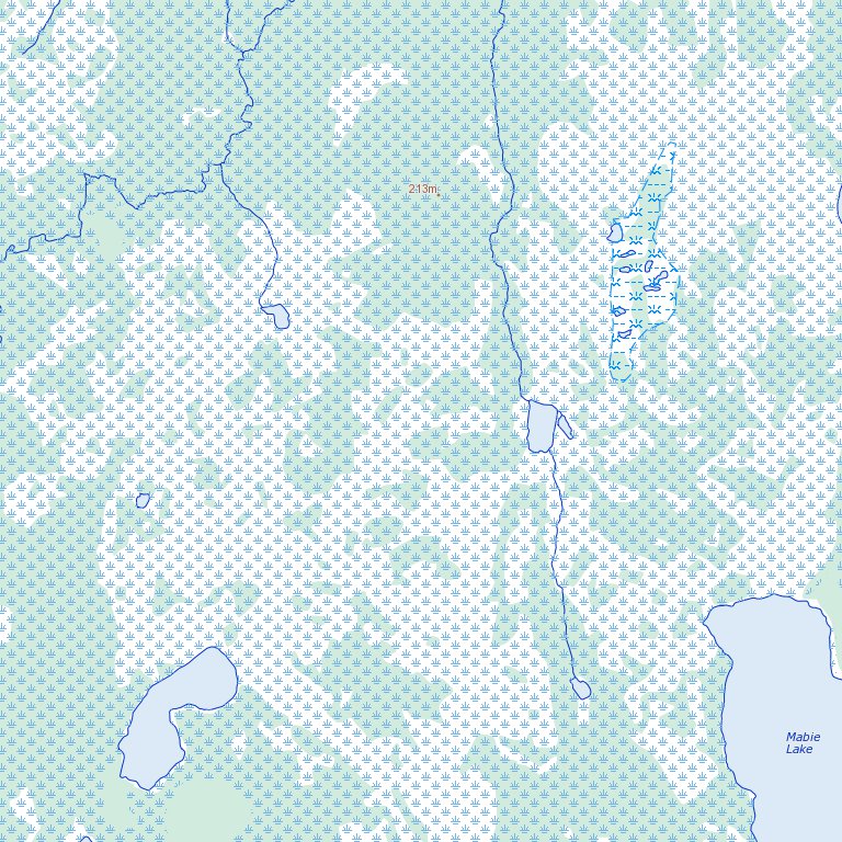 Wabassi Falls, ON (042M15 Toporama) Map by Natural Resources Canada ...