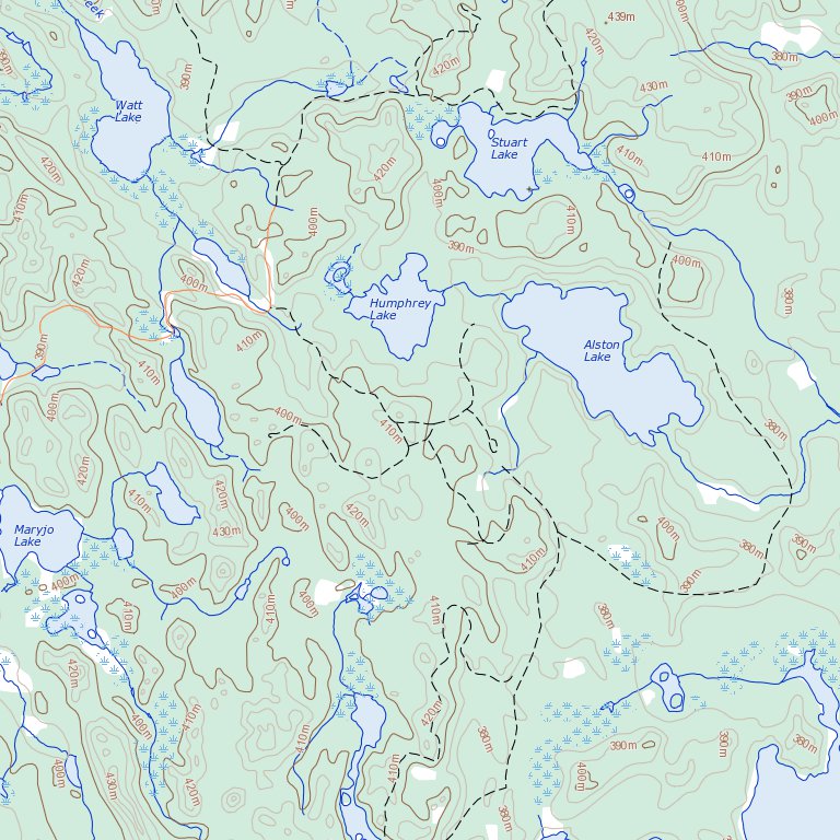 Wabigoon, ON (052F10 Toporama) Map by Natural Resources Canada | Avenza ...