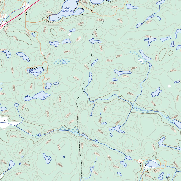 Wakefield, ON (031G12 Toporama) Map by Natural Resources Canada ...
