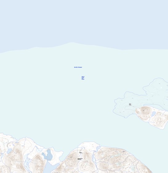 Ward Hunt Island, NU (340H02 Toporama) Map by Natural Resources Canada ...