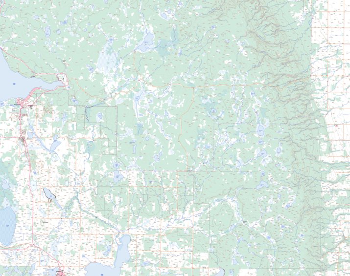 Wasagaming, MB (062J12 Toporama) Map by Natural Resources Canada ...