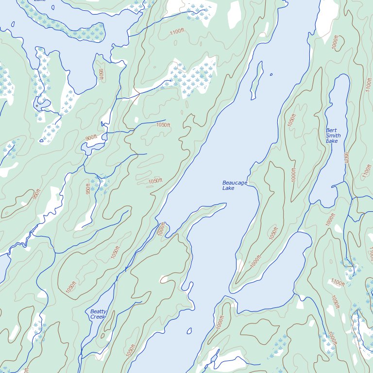Watt Lake, MB (064C07 Toporama) Map by Natural Resources Canada ...