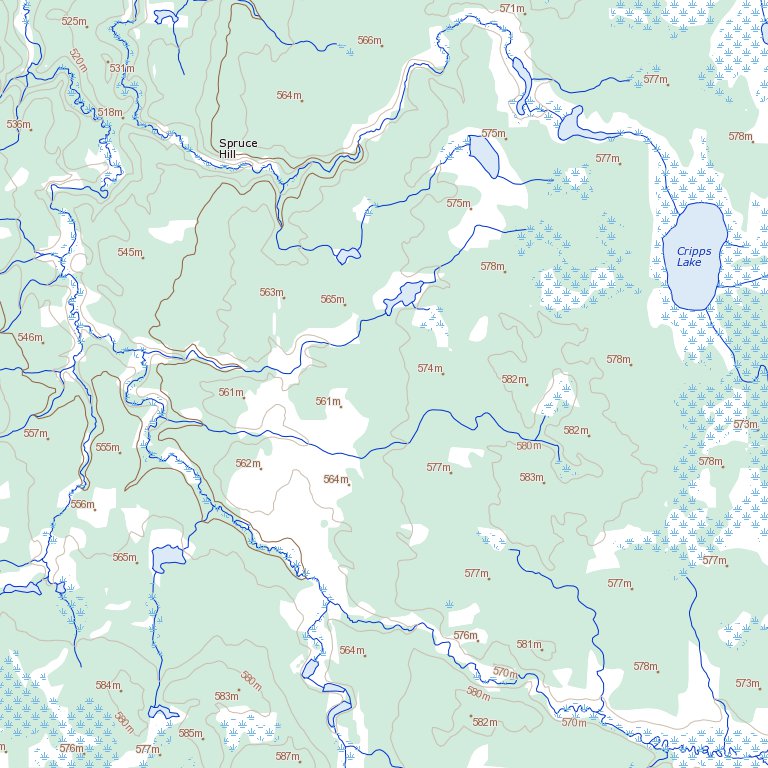 Whitewater Lake, MB (062K16 Toporama) Map by Natural Resources Canada ...