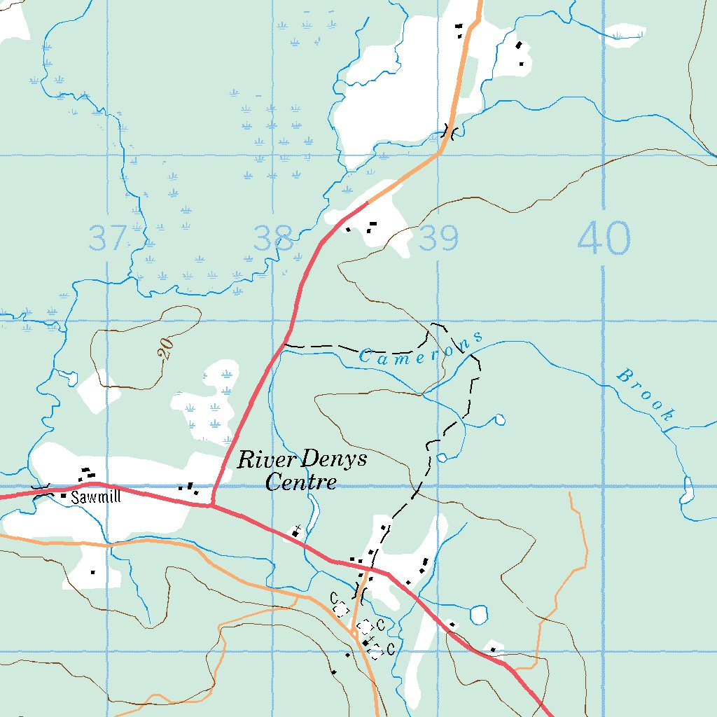 Whycocomagh, NS (011F14 CanMatrix) Map by Natural Resources Canada ...