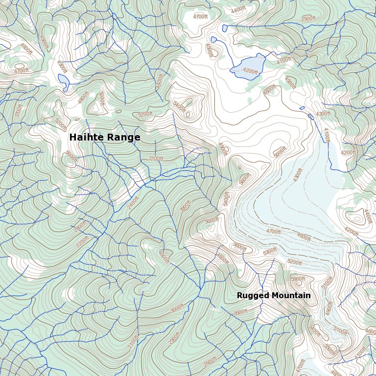 Woss Lake (092L02 Toporama) Map by Natural Resources Canada | Avenza Maps