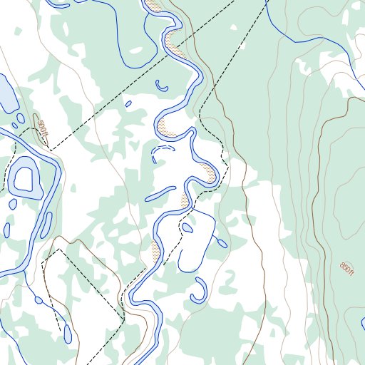 Yatage Lakes (106P11 Toporama) Map by Natural Resources Canada | Avenza ...