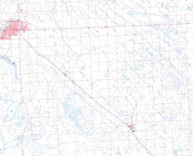 Yorkton, SK (062M01 Toporama) Map by Natural Resources Canada | Avenza Maps