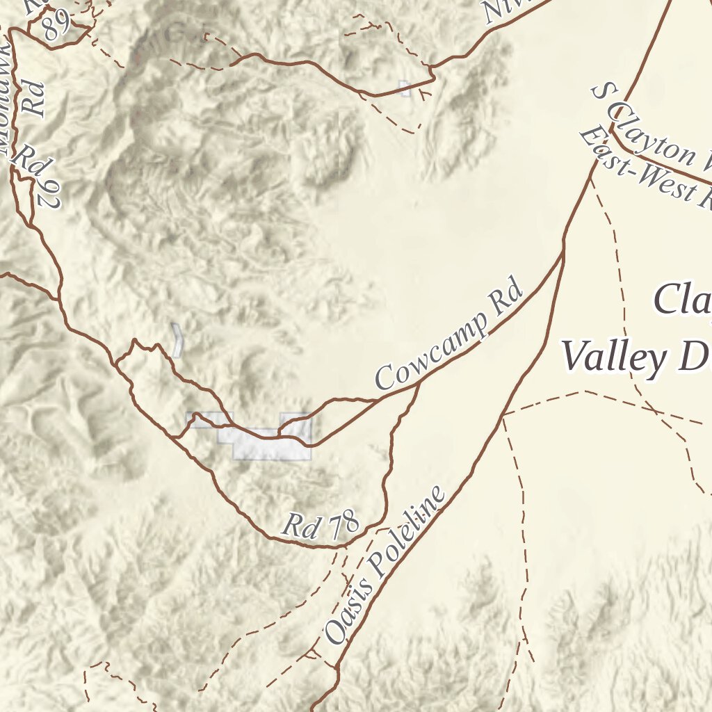 Esmerelda County OHV Trails Map by Nevada Department of Conservation ...