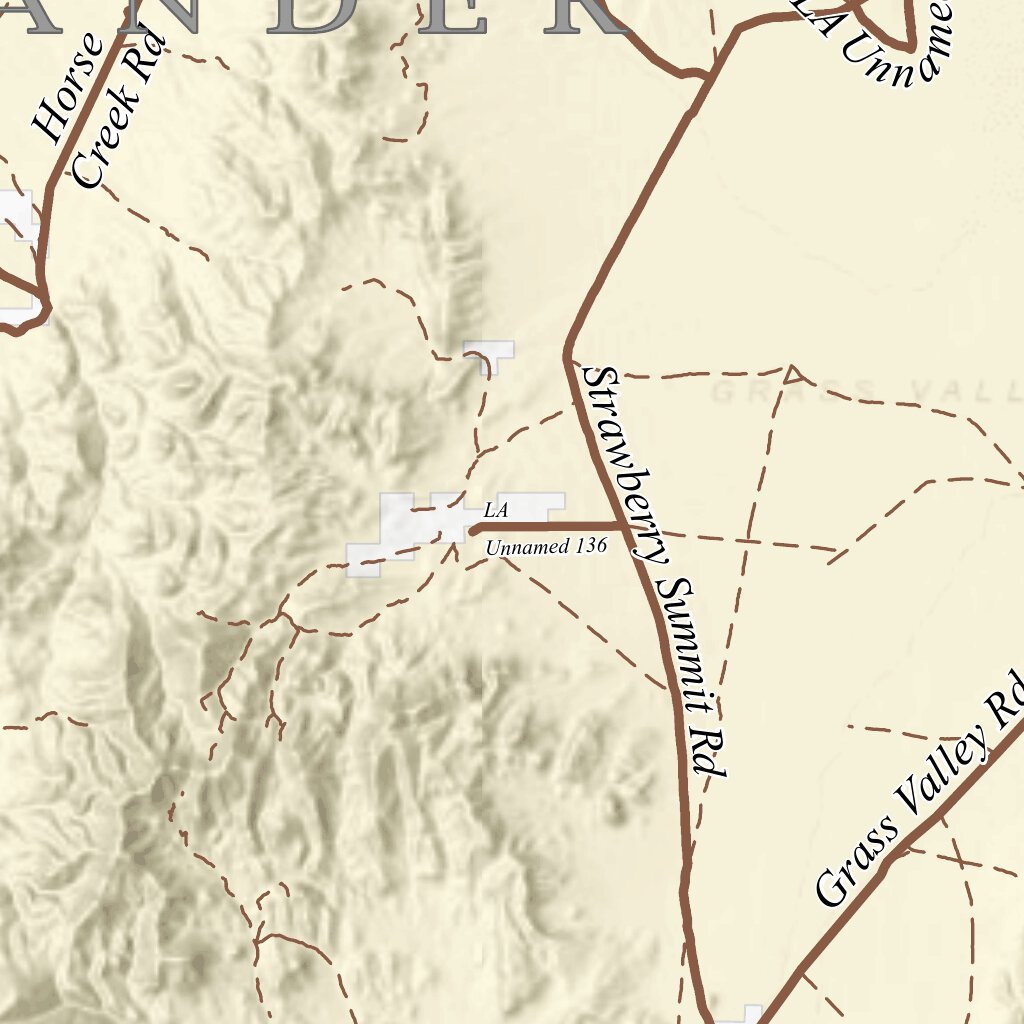 Lander and Eureka County OHV Trails Map by Nevada Department of ...