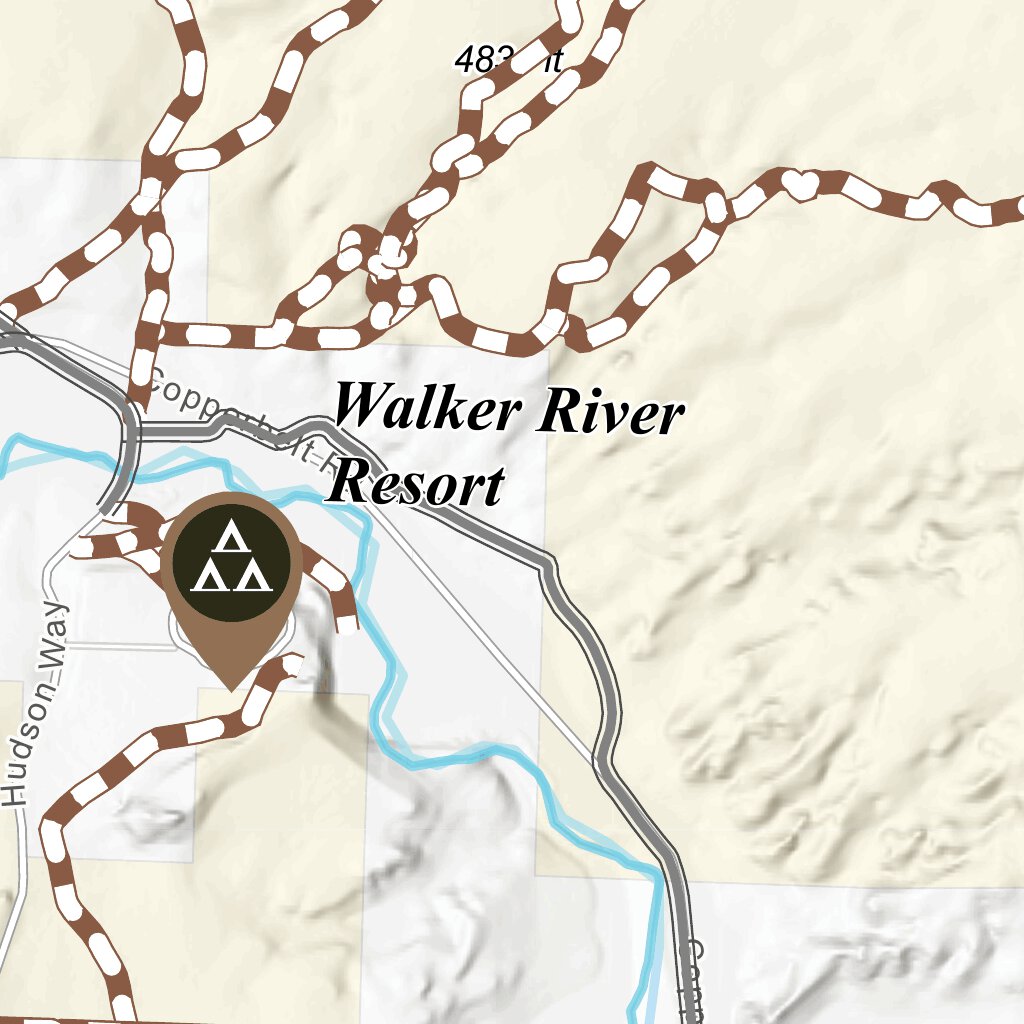 Wilson Canyon OHV Trails Map by Nevada Department of Conservation and ...