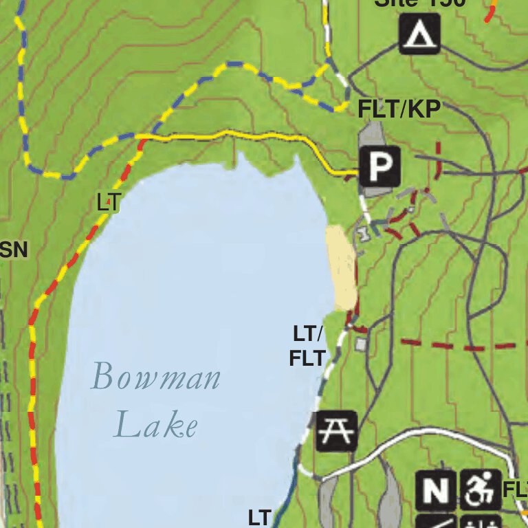 Bowman Lake State Park Trail Map by New York State Parks | Avenza Maps
