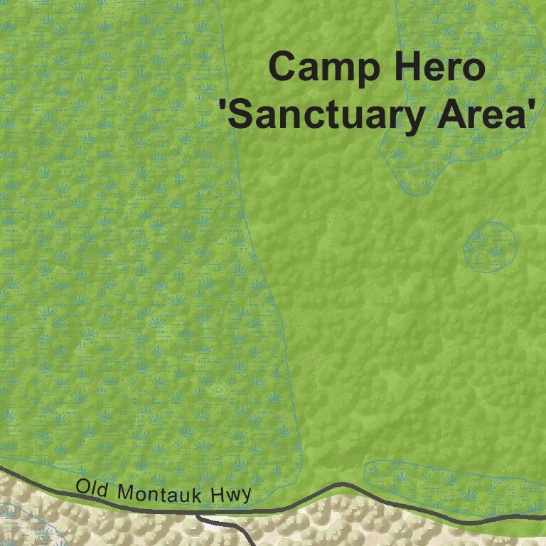 Camp Hero State Park Trail Map by New York State Parks | Avenza Maps
