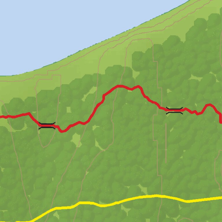 Chimney Bluffs State Park Trail Map by New York State Parks | Avenza Maps