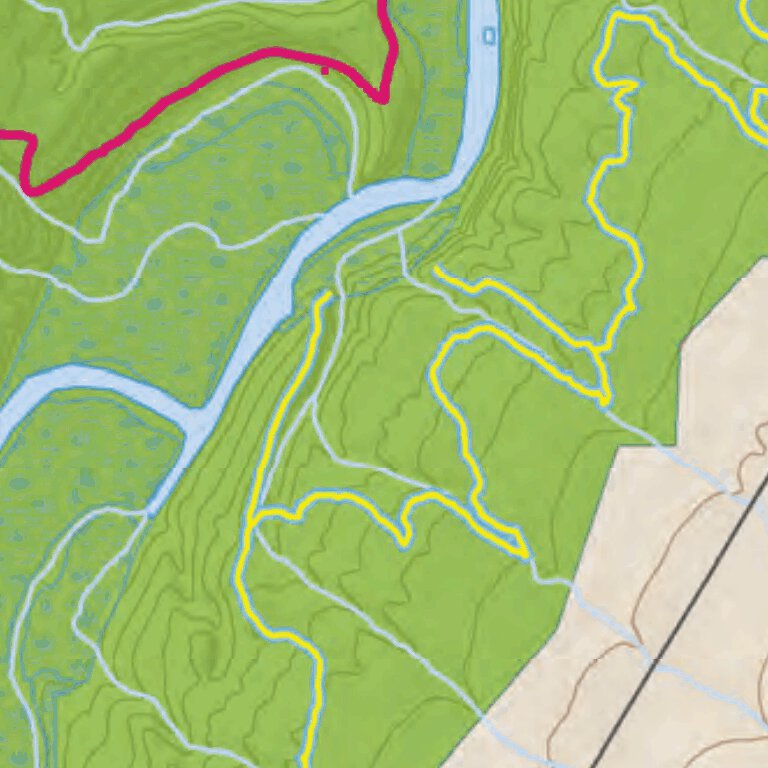 Letchworth State Park Trail Map North by New York State Parks | Avenza Maps