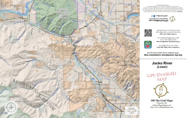 Jocko River Lower Map by Off The Grid Maps | Avenza Maps