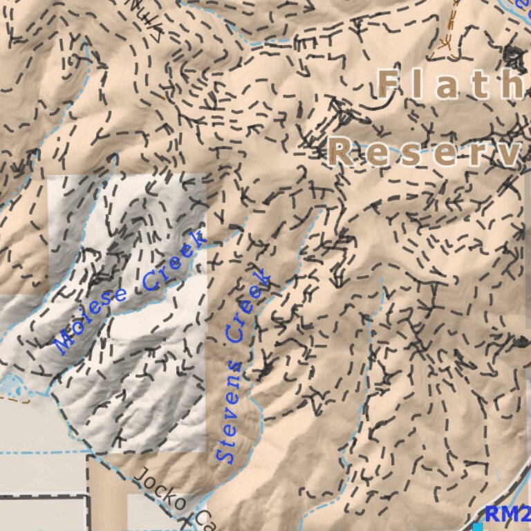 Jocko River Upper Map by Off The Grid Maps | Avenza Maps
