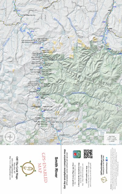 Smith River Map By Off The Grid Maps Avenza Maps