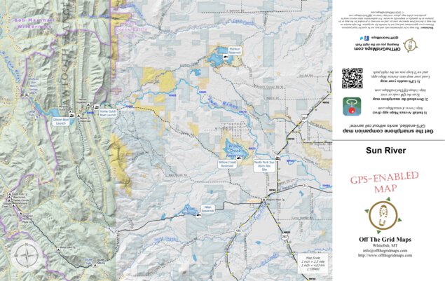 Sun River Map by Off The Grid Maps | Avenza Maps